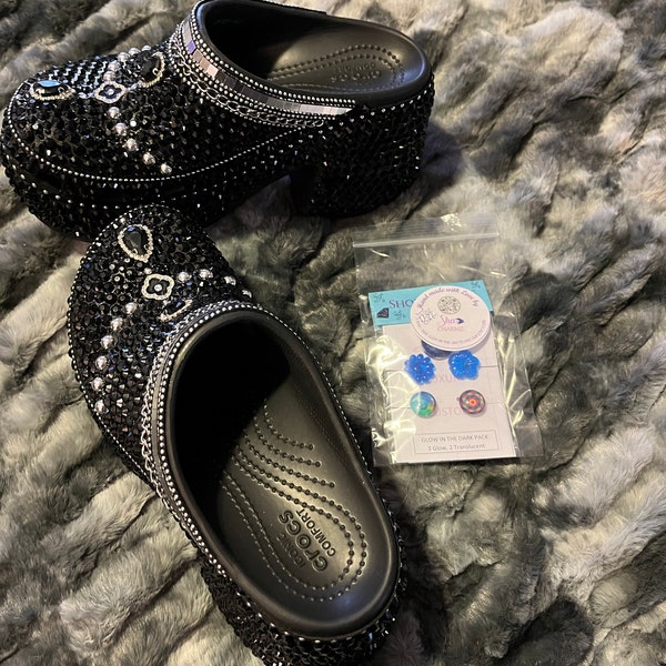 Custom Bling Kids Girls Clogs - Various Colors and Styles - Etsy