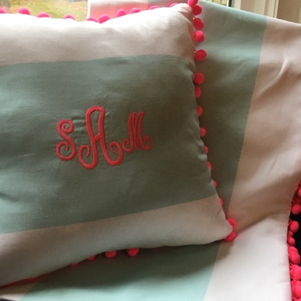 6 SIZES!!! Classic Script Monogram Embroidery Font, Alphabet Font ...