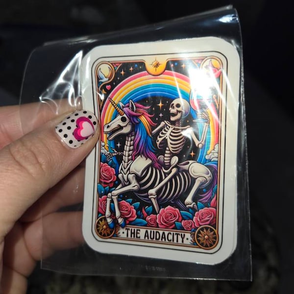 The Audacity Stickers, Funny Tarot Card Decals, Funny Mom Gift, Best ...