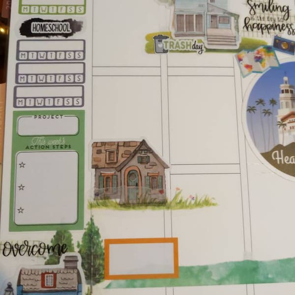 House Journal Stickers, Cute House Stickers, Cute Decorative Stickers ...