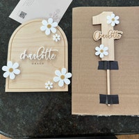 Daisy Cake Topper Flower Daisy Birthday Party Decor, Custom ...