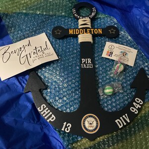 US Navy PIR Anchor / Navy Graduation Anchor / PIR / Navy Boot Camp ...