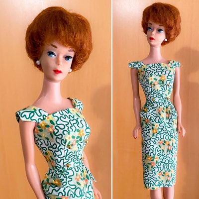 Pink Silk Bolero Strapless Sheath Dress Outfit for Vintage Barbie ...