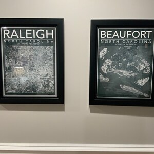 Wall Art Map of Murrells Inlet, South Carolina - Etsy