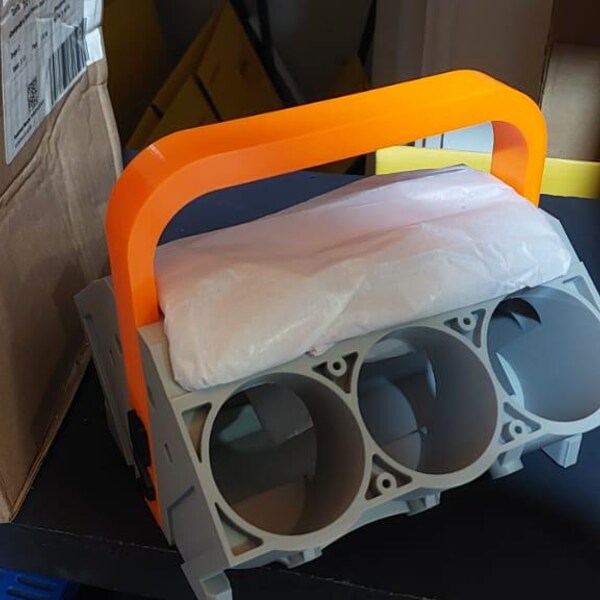 Car Engine Block Cooler- Inspired Can Cooler Shaped Like Pistons! V4 ...
