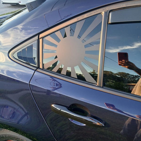 Fits 2018-2023 Subaru Crosstrek Rear Side Windows Floral Flowers ...