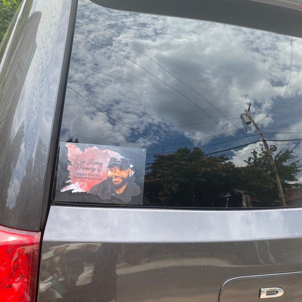 In Loving Memory Car Sticker Loss of Loved One Memorial Personalized ...
