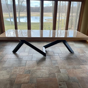 Metal Table Legs Industrial X-frame Style Any Size and - Etsy