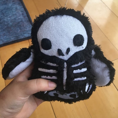Plush Fluffy Skeleton 'is It a Bird an Owl or a - Etsy