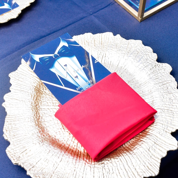 Royal Blue & Gold Birthday Party Invitation - Etsy