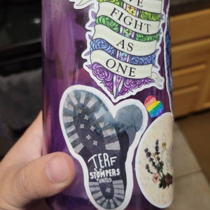 Ramshackle Glory Heart Fist Keep on Loving Sticker - Etsy