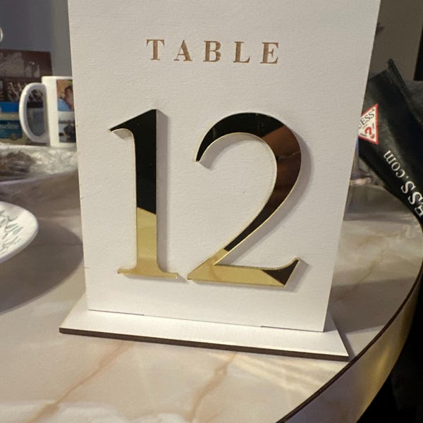 Wooden Wedding Table Number - Wedding Table Decor, Rustic Country ...