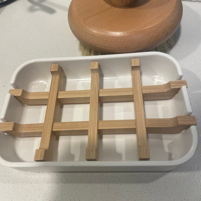 Plastic-free Soap Box With Lid Portable Shampoo Bar Container Bamboo ...