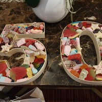 2 X SWEET FILLED NUMBERS! 50th, 40th, 18th, 21st, Wedding Anniversary ...