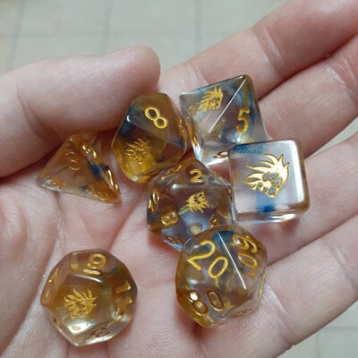 Dice RPG Set of 7 'spirit Of' Hornet Dice Dungeons - Etsy UK