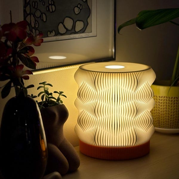 Sci-fi Wasabi Custom Table Lamp With Dimming Warm Edison Bulb Modlamp ...