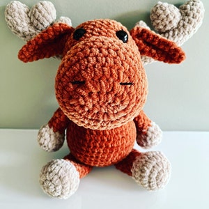 Manny Moose CROCHET PATTERN, Amigurumi Crochet Pattern, PDF - Etsy