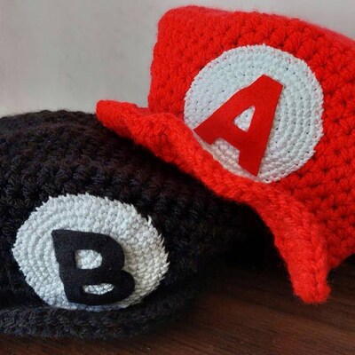 Crochet Pattern: Mario Hat NB to Adult Sizes PDF - Etsy