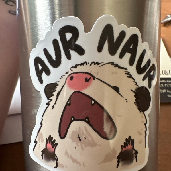 Aur Naur Cute Sticker | Series 1 | Funny Sticker | Possum Hamster ...
