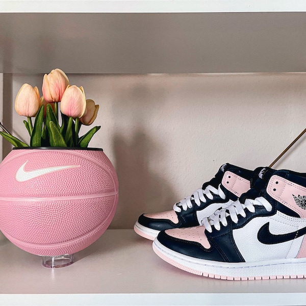 Plntrs - Nike Pink Swoosh Mini Basketball Planter - New Ball With Stand ...