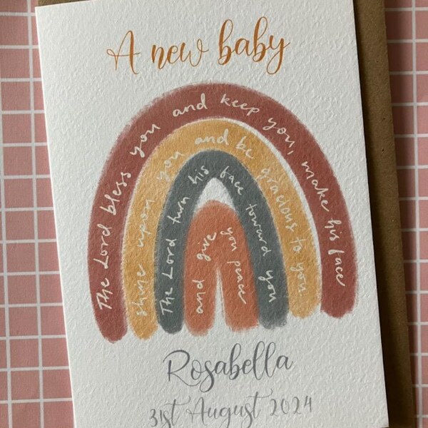 Dedication Card. Christian Dedication Card. the Blessing Card. Bible ...