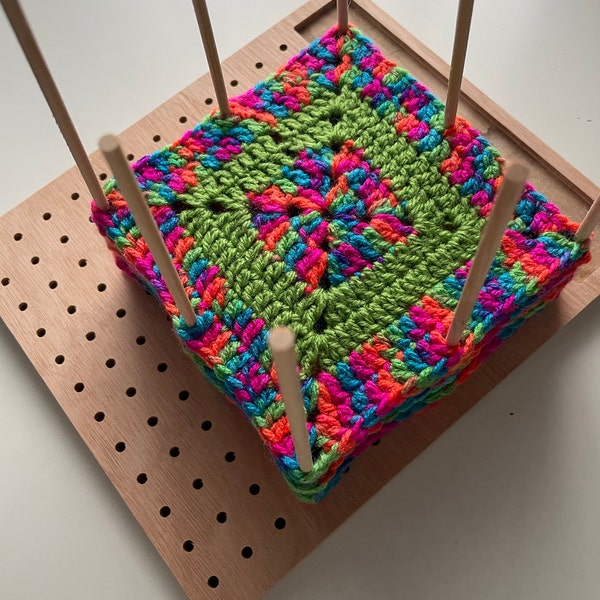 Crochet Blocking Board for Blocking Squares and Granny Squares up to ...
