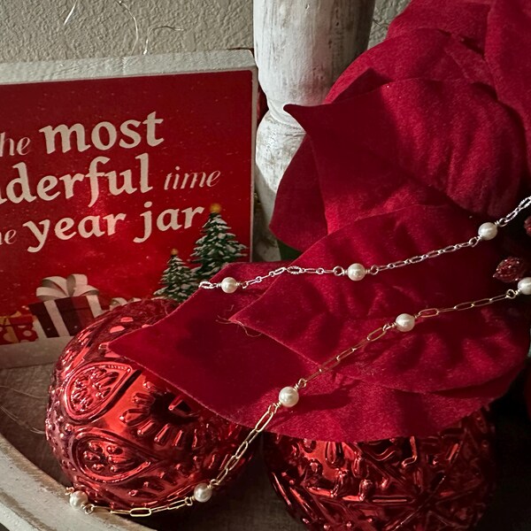 Sterling Silver Chain With 14K Gold Filled Beads. Mixed Metal Chain ...