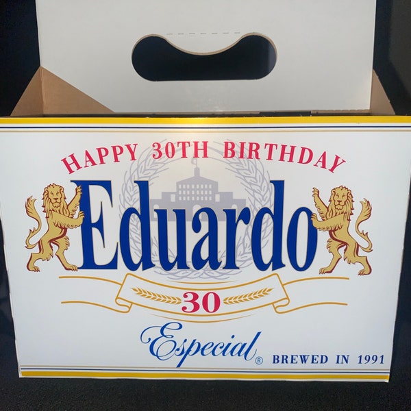 Personalized Modelo 6 Pack Beer Carrier - Beer Bottle Carrier -beer Box ...