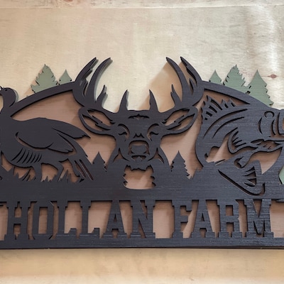 Hunting/outdoor Signs Digital Laser Ready File SVG - Etsy