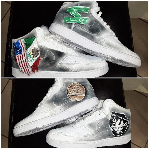 Michael Jordan/ Custom Shoes/ Nike AF1 Sneakers/chicago Bulls/ Jordan ...