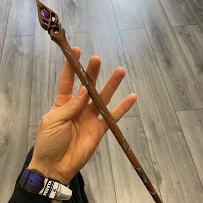 Real Magic Wand Glowing Wand Wooden Wand - Etsy