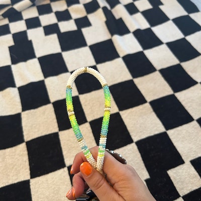 Sunset Neon Fade Native Beaded Wristlet - Etsy Canada