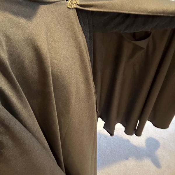 Mustard Yellow LINEN Cloak, Hooded Cloak, LARP ~ Renaissance, Medieval ...