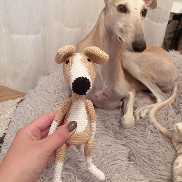 Greyhound Plush, Whippet, Italian Greyhound, Stuffed Dog, Dog Lover - Etsy