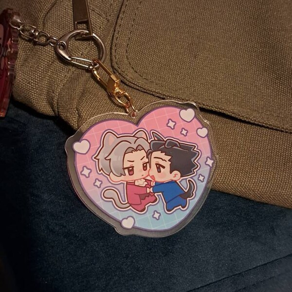 PREORDER - ARCANE- Jayvik Heart Acrylic Charm Button Pin Photocard ...