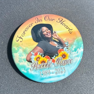 In Loving Memory of Rest in Peace 2 Inch Pin Back Butterfly Buttons - Etsy