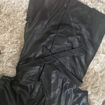 Handmade Women's Lamb Skin Leather Dress Leather Outfit - Etsy