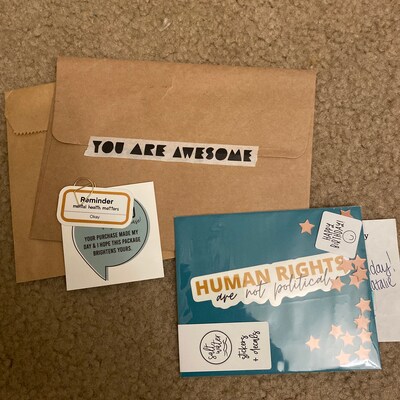 Human Rights Are Not Political Sticker Equality Sticker for Laptop or ...