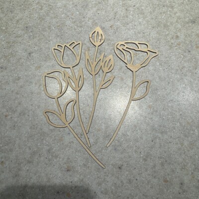 Flower Laser Cut File Layered Laser File Floral SVG Laser File ...