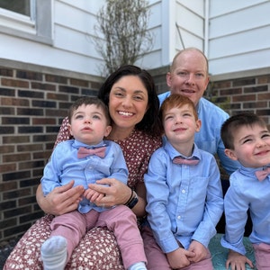 Father Son Matching Tie and Bow Tie - Etsy