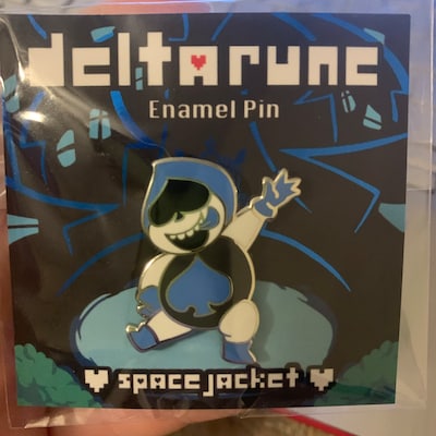 Deltarune Enamel Pins W/ Free Sticker - Etsy