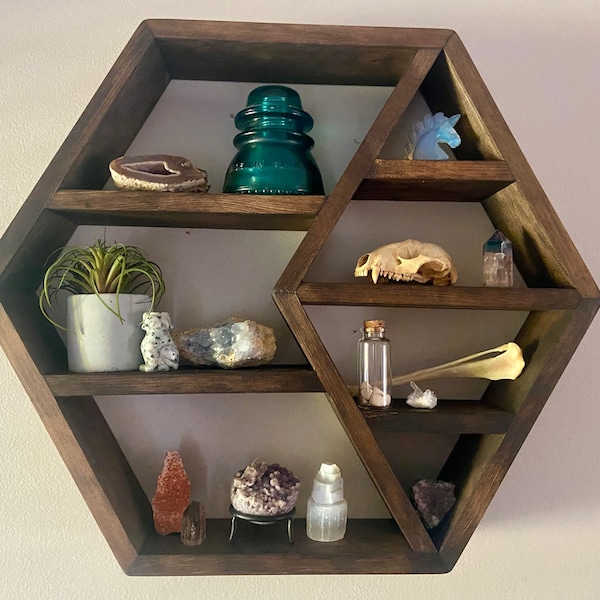 3D Floating Rectangular Shelf. XL Size. 28x 30x5.solid Wood Shelves ...