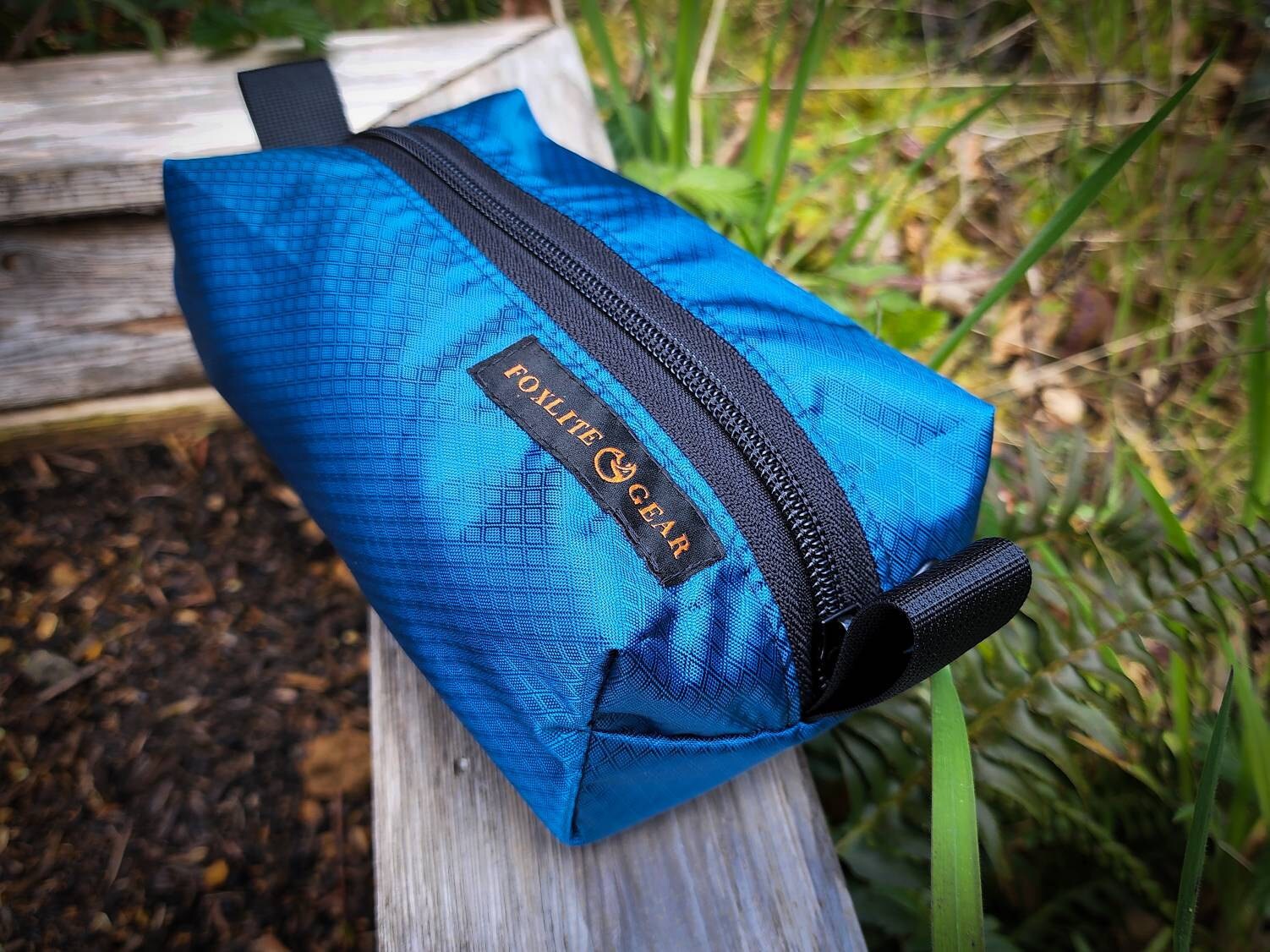 Small 300d Ripstop Nylon Box Pouch Blue | Etsy