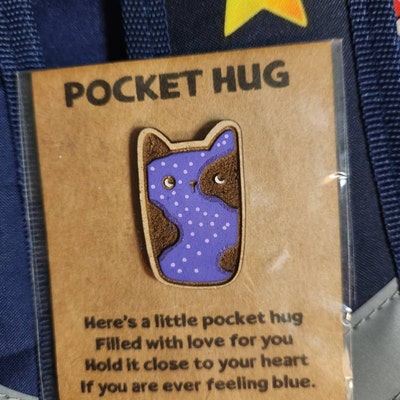 Pocket Hugs, Cat Pocket Token, Miss You Gift, Love You Gift, Back to ...
