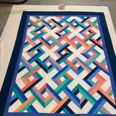 Sunset Quilt Pattern is Vibrant and Full of Movement and Color ...