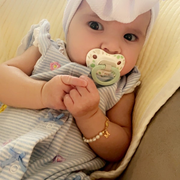 Pearl Baby Bracelet-freshwater Pearls-gold Filled-sterling Silver ...