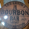 Personalized Bourbon Bar Sign Wood Sign Home Bar Decor Bar Accessories ...