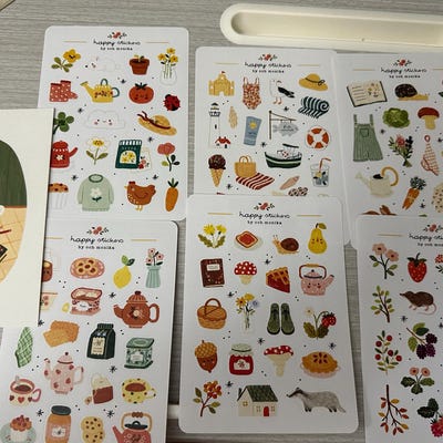 3 Matte Sticker Sheets, Sticker Pack, Sticker Bundle, Cute Stickers ...