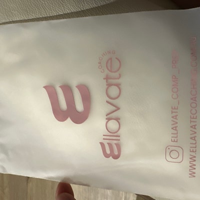 100 Custom Beige Matt Poly Mailers With Handle, Custom Handle Shipping ...