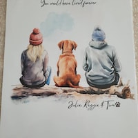 Dog Memorial Gift, for Couples, Dog Bereavement Gift, Pet Loss Gifts ...